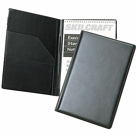 SKILCRAFT Steno Pad Holder 6 x 9 Black AbilityOne 7510 01 454 7388 ...