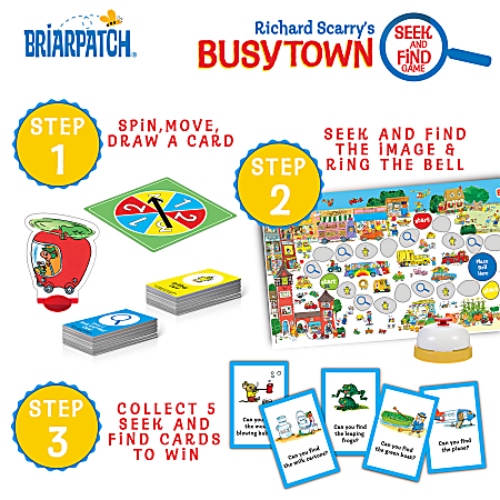 Briarpatch Richard Scarry Busytown Seek and Find Game - Office Depot