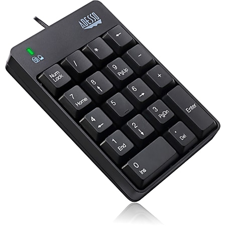 Adesso AKB 601UB USB Spill Resistant Numeric Keypad - Office Depot