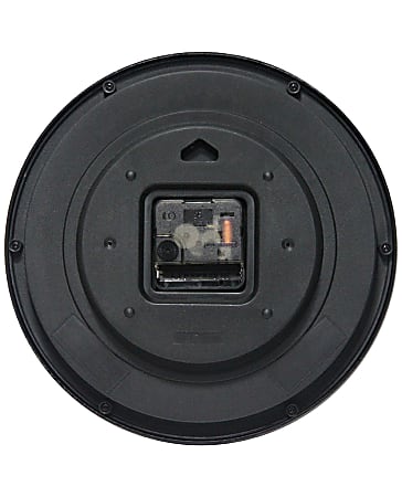 Infinity Instruments Simple Round Wall Clock 9 Black - Office Depot