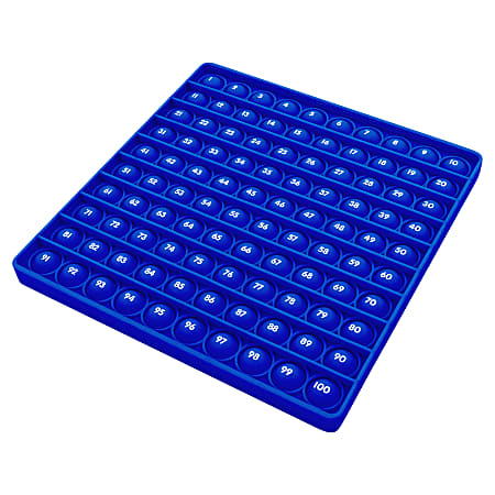 Junior Learning Pop And Learn Bubble Board 8 x 8 Blue Grades K 5 ...