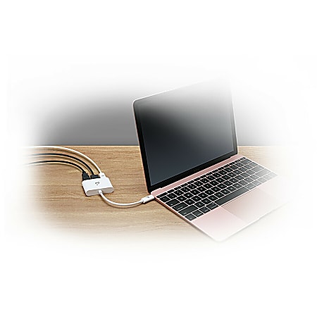 IOGEAR USB C to Multiport HDMI USB Adapter with PD Pass Thru GUC3C3H ...