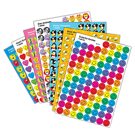 TREND Stickers Assortment Pack SuperSpots SuperShapes 100 Stickers Per ...