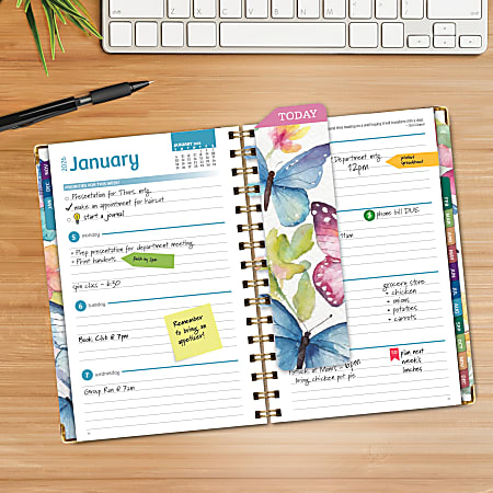 2026 Excello Brands Hardcover Fashion DailyWeeklyMonthly Planner 5.5 x ...