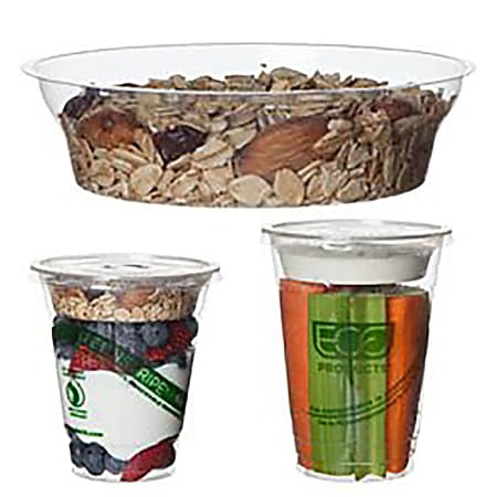Eco Products Cold Cup Inserts 3 Oz 100percent Recycled Clear Set Of ...