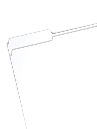 Smead 13 Cut 2 Ply Color File Folders Letter Size White Box Of 100 ...