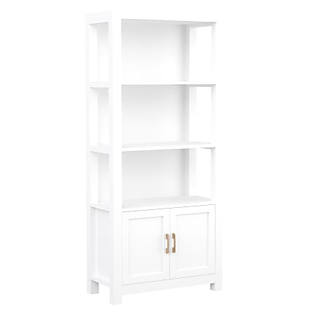 Martha Stewart Hutton 68 H 4 Shelf Shaker Bookcase With Storage Cabinet ...