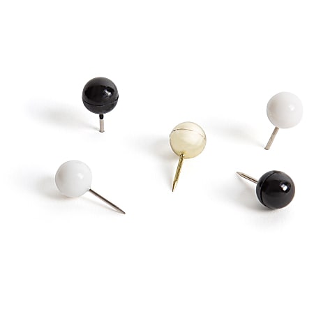 push pins black