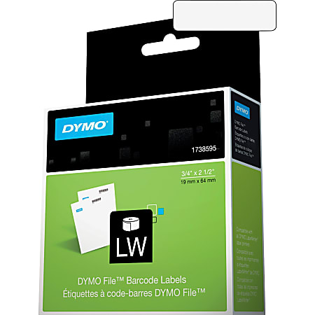 DYMO File Document Management Labels Q42773 34 W x 2 12 L Direct ...