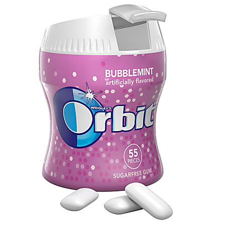 Orbit Bubblemint Gum Bottles 2.70 Oz - Office Depot