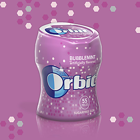 Orbit Bubblemint Gum Bottles 2.70 Oz - Office Depot
