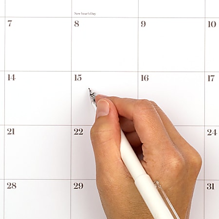 2025 Cambridge WorkStyle Monthly Wall Calendar 15 x 12 White January ...