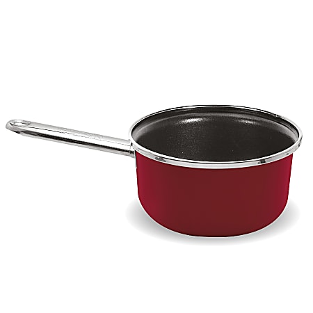 Vasconia Elegance 10 Piece Steel Nonstick Cookware Set Red - Office Depot