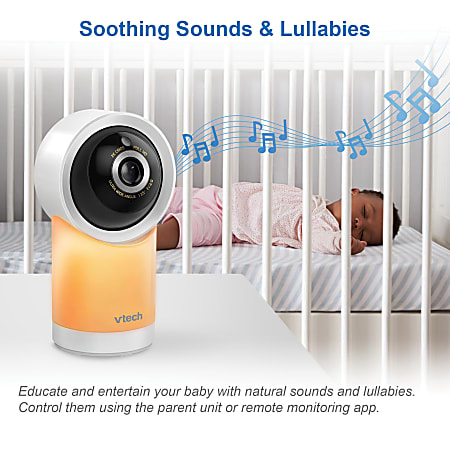 VTech Smart Wi Fi 1080p 2 Camera 360 Pan And Tilt Video Baby Monitor ...