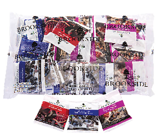 Brookside Dark Chocolate And Crunchy Clusters Assortment 0.7 Oz Pack ...