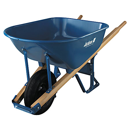 Jackson Steel Contractors Wheelbarrows 6 cu ft 1 Pneumatic 2 Ply B.B ...