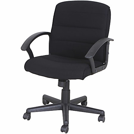 Lorell Soho Fabric Task Chair Black - Office Depot
