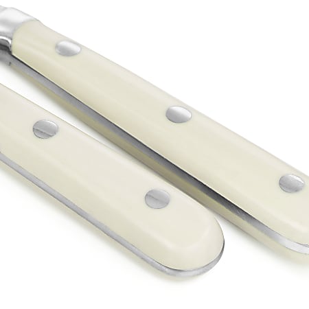 Martha Stewart Stainless Steel 2 Piece Cutlery Set Cream - Office Depot