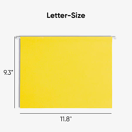 Smead Hanging File Folders 15 Cut Tab Letter Size Assorted Primary ...