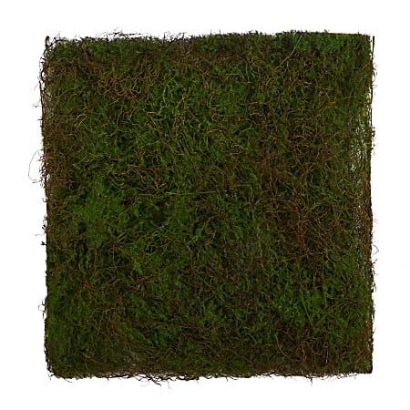 Nearly Natural Moss Mat 20 H Artificial Plant 20 H x 20 W x 1 D Green ...