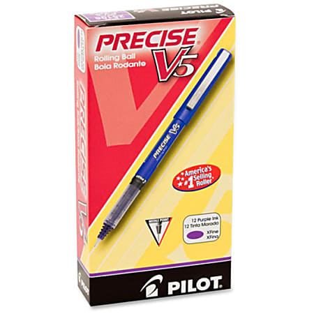 Pilot Precise V5 Liquid Ink Rollerball Pens 0.5 mm Extra Fine Point ...