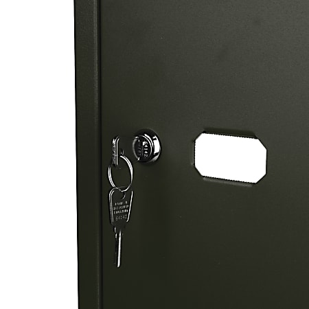 Bisley CLK Steel Cube Locker 20 H x 12 W x 12 D Black - Office Depot