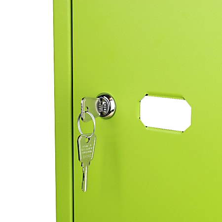 Bisley CLK Steel Cube Locker 20 H x 12 W x 12 D Green - Office Depot