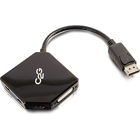C2G DisplayPort to HDMI VGA DVI Adapter Converter C2G DisplayPort Male ...
