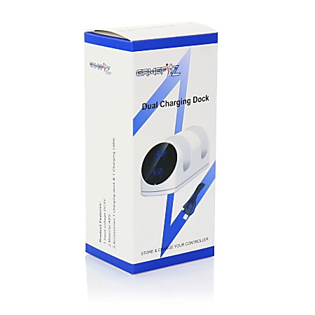GameFitz Dual Charging Dock For PlayStation 5 Controllers 2.25 x 6 ...