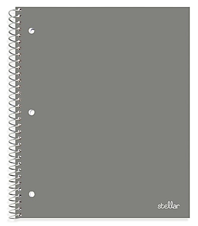 Office Depot Brand Stellar Poly Notebooks 8 x 10 12 1 Subject Wide ...