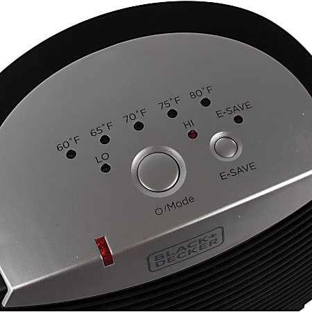 BlackDecker BHDE1706 1500 Watt Electronic Heater Fan Electric Electric ...
