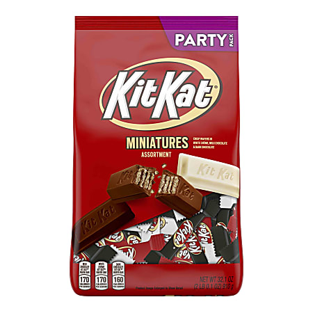 Kit Kat Miniatures Wafer Assortment 32.1 Oz Bag - Office Depot