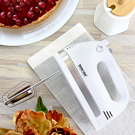 Better Chef MegaMix 5 Speed Hand Mixer White - Office Depot