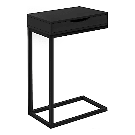 Monarch Specialties Mona Accent Table 24 12 H x 16 W x 10 14 D Black ...