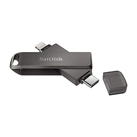SanDisk Phone Drive 256 GB Black - Office Depot