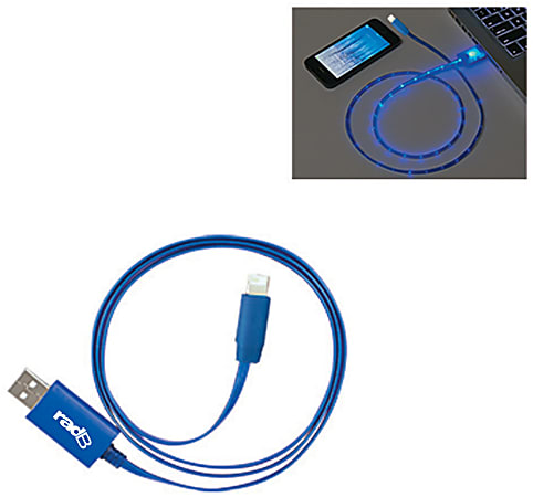 2 in 1 Light Up Charging Cable - Office Depot