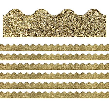 Carson Dellosa Education Scalloped Bulletin Board Borders Sparkle Shine ...