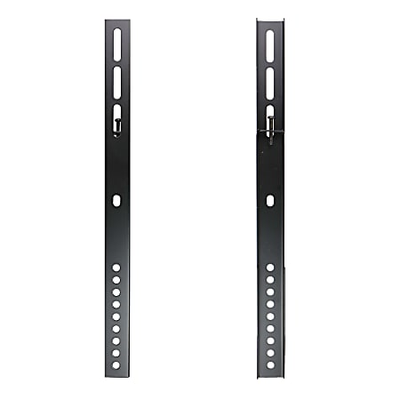 MegaMounts Full Motion Metal Wall Mount For 32 75 Displays Black ...