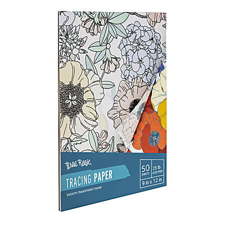Brea Reese Tracing Paper Pad 9 x 12 50 Sheets White - Office Depot
