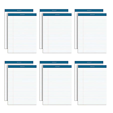 TOPS Docket Writing Pads 8 12 x 11 34 Legal Ruled 50 Sheets Per Pad ...