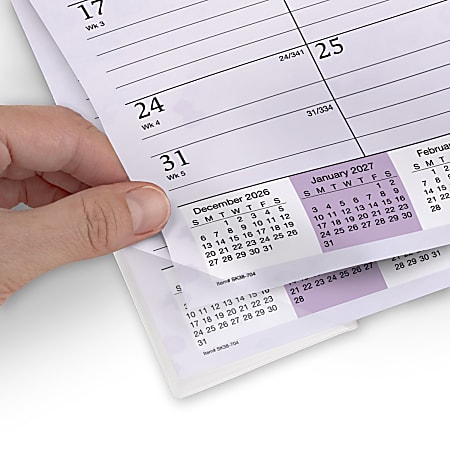 AT A GLANCE Beautiful Day 2027 Monthly Desk Pad Calendar Standard 21 34 ...
