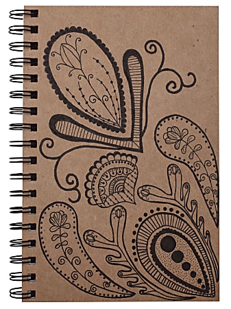 Pacon UCreate Create Your Own Cover Sketch Diaries 9 x 6 Natural 50 ...