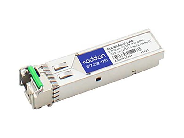AddOn SFP mini GBIC transceiver module equivalent to Cisco GLC BX40 U I GigE 1000Base BX U ...
