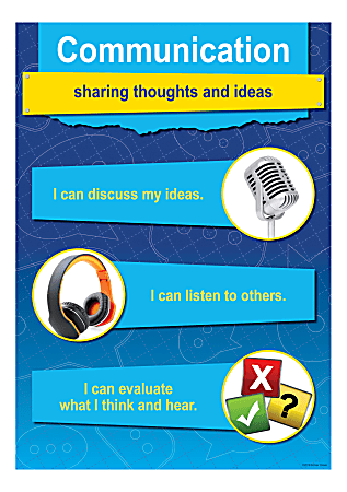 Barker Creek 4 C Skills Posters 13 38 x 19 Multicolor Set Of 4 Posters ...