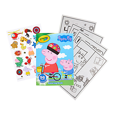 Crayola Coloring Books Peppa Pig Bundle Of 8 Books - Office Depot