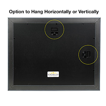 Excello Wood PhotoDocument Frame Double Mat 12 x 15 14 Matted To 8 12 x ...