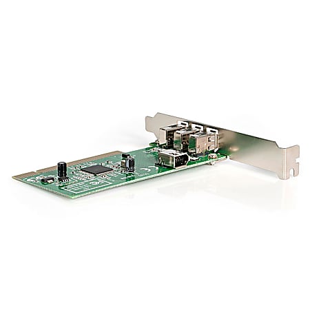 StarTech.com 4 port PCI 1394a FireWire Adapter Card 3 External 1 ...