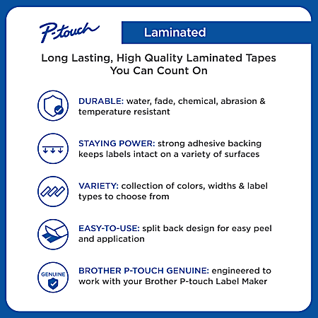 Brother P Touch TZe 231 Label Tape 12 x 26 14 WhiteBlack Pack Of 4 ...