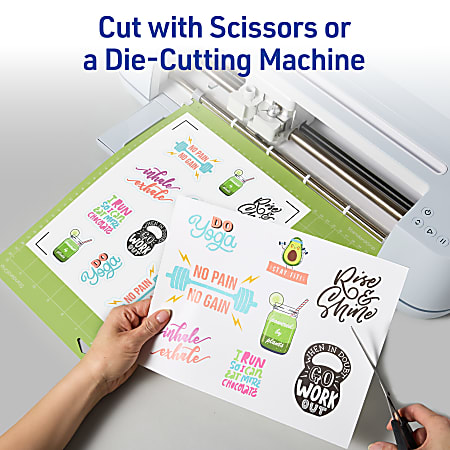 Avery Sticker Project Paper Letter Size 8 12 x 11 White Pack Of 15 ...