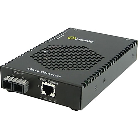 Perle S 1110P M2SC2 Media Converter 1 x Network RJ 45 1 x SC Ports ...